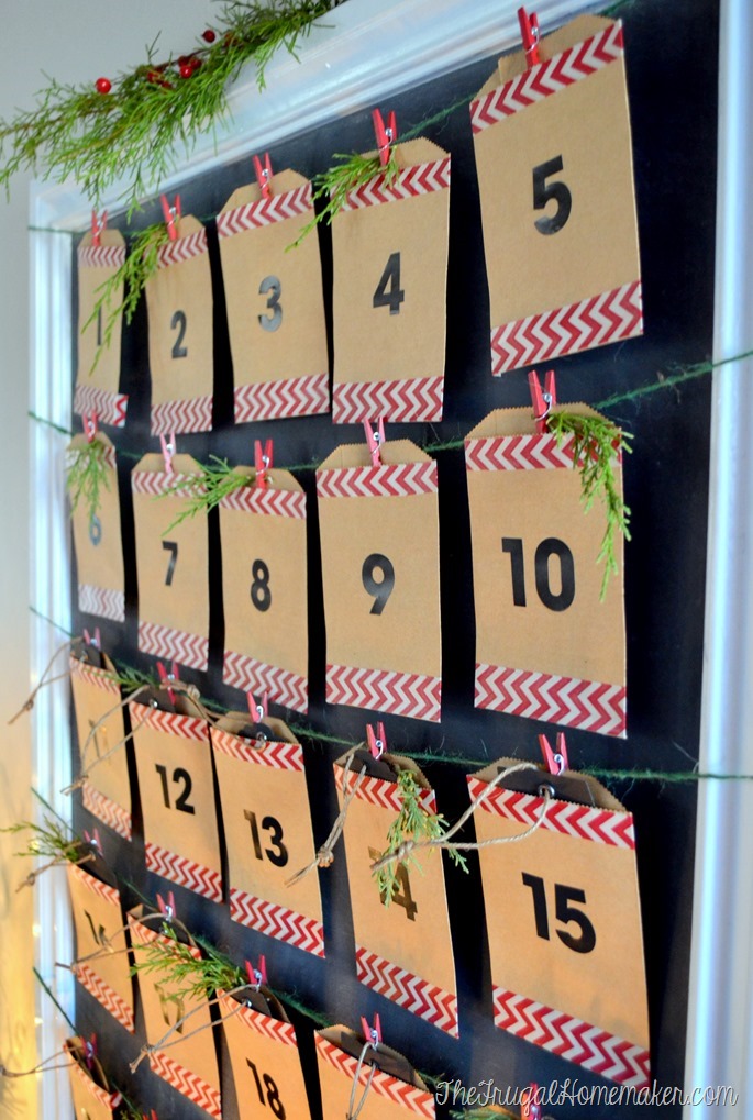 DIY Christmas Countdown Calendar Advent Calendar DIY Christmas Countdown Calendar Advent Calendar